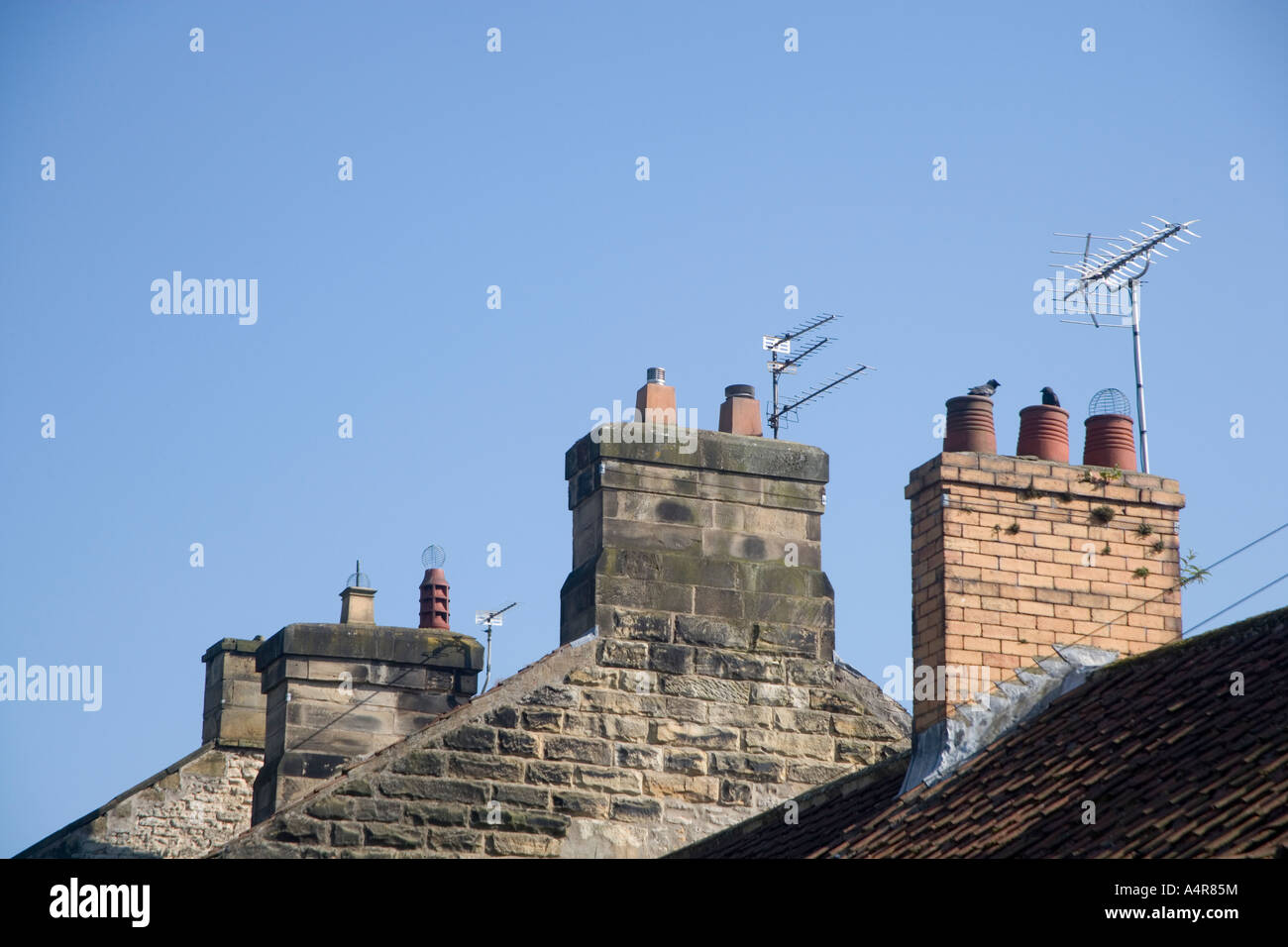 Rooftops in Helmsley North Yorkshire England UK Stock Photo - Alamy