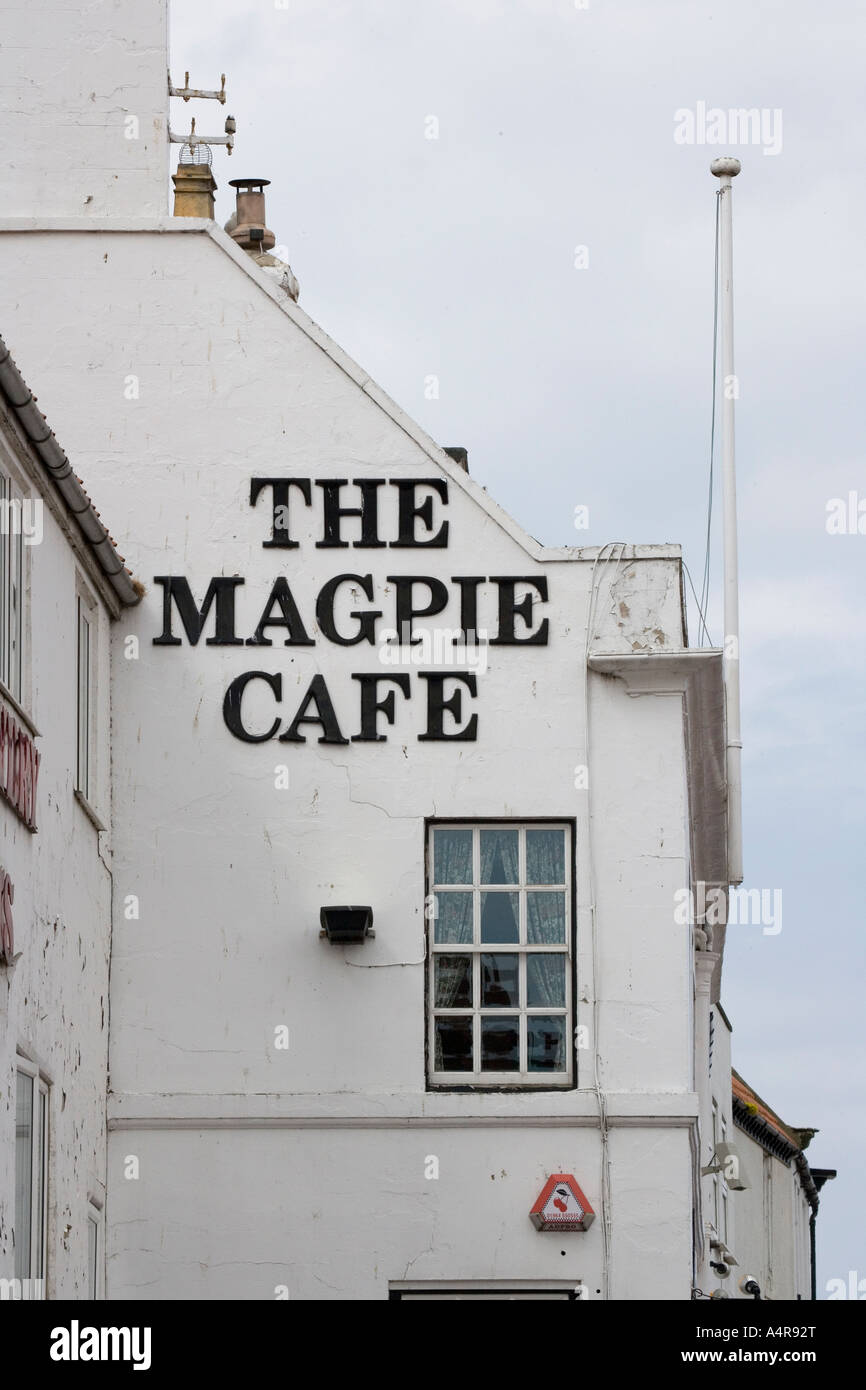 The Magpie Cafe famous for fish and chips in Whitby North Yorkshire ...