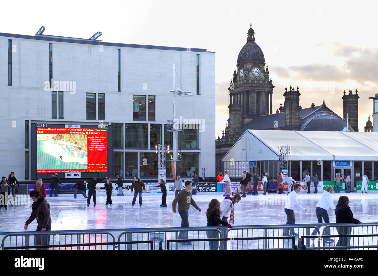 The electric press building millennium square leeds hi-res stock ...