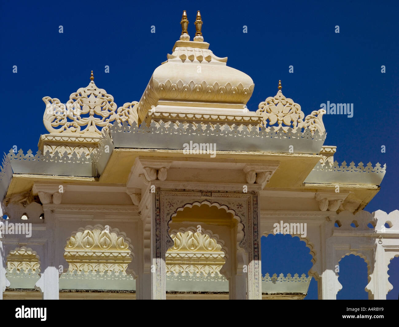 Gateway to the City palace in Udaipur in Northern India Stock Photo - Alamy