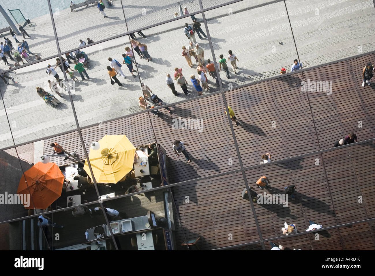 High angle view of a large group of people Stock Photo - Alamy