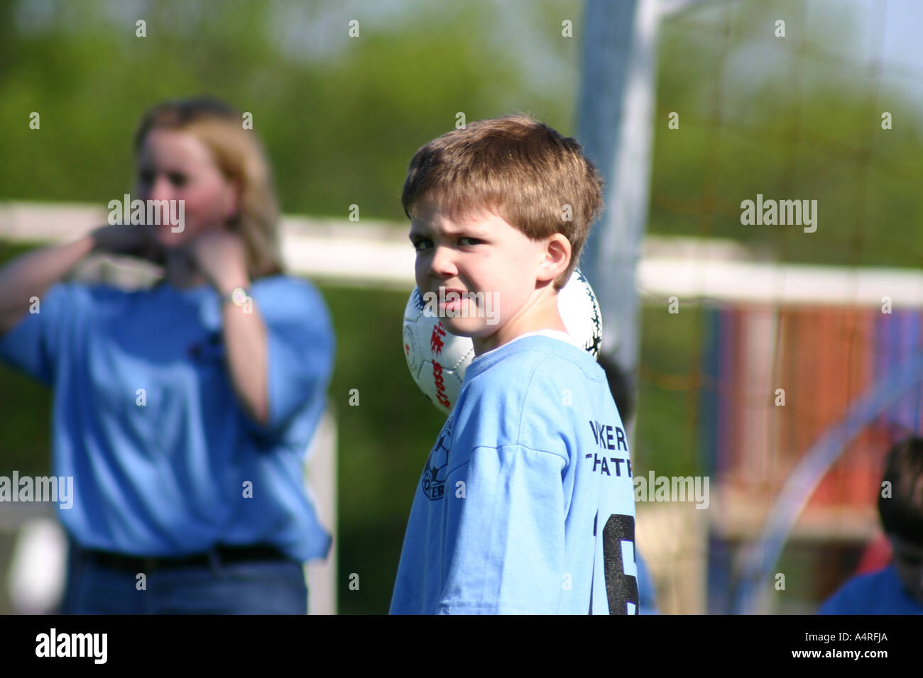 Soccer drills for kids hi-res stock photography and images - Alamy
