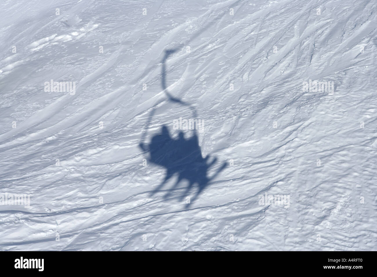 Skiers outline in snow hi-res stock photography and images - Alamy