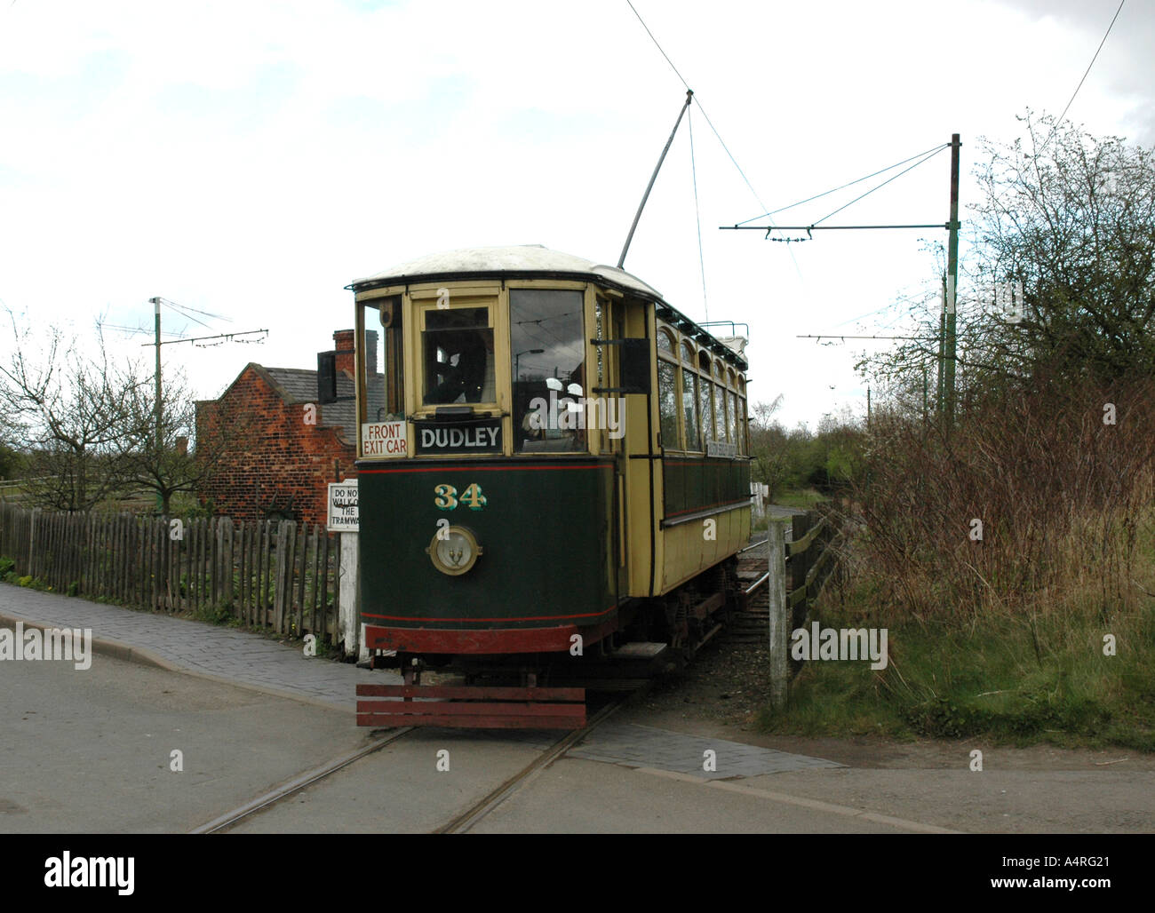 The Dudley Tram at the Black Country Living Museum Dudley West Midlands ...