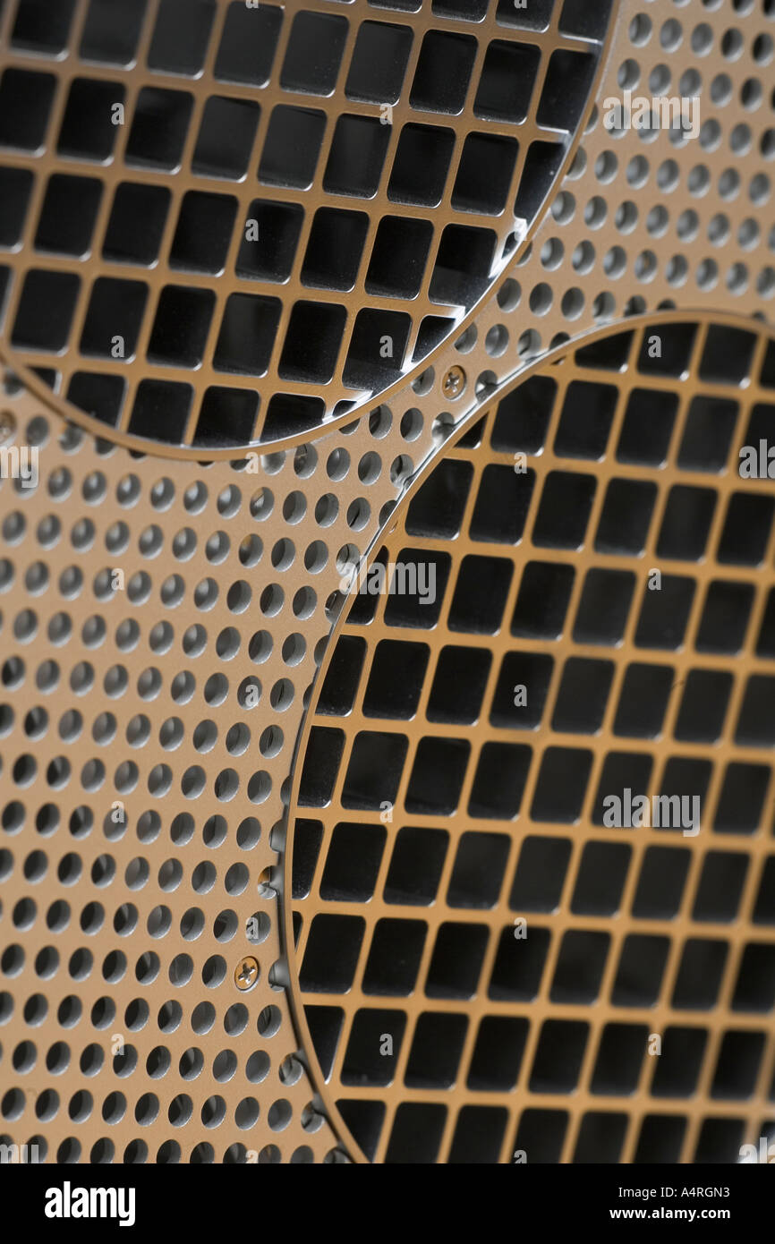 Perforated metal surface hi-res stock photography and images - Alamy