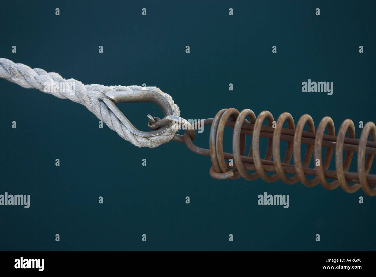 Metal spring stretching hi-res stock photography and images - Alamy
