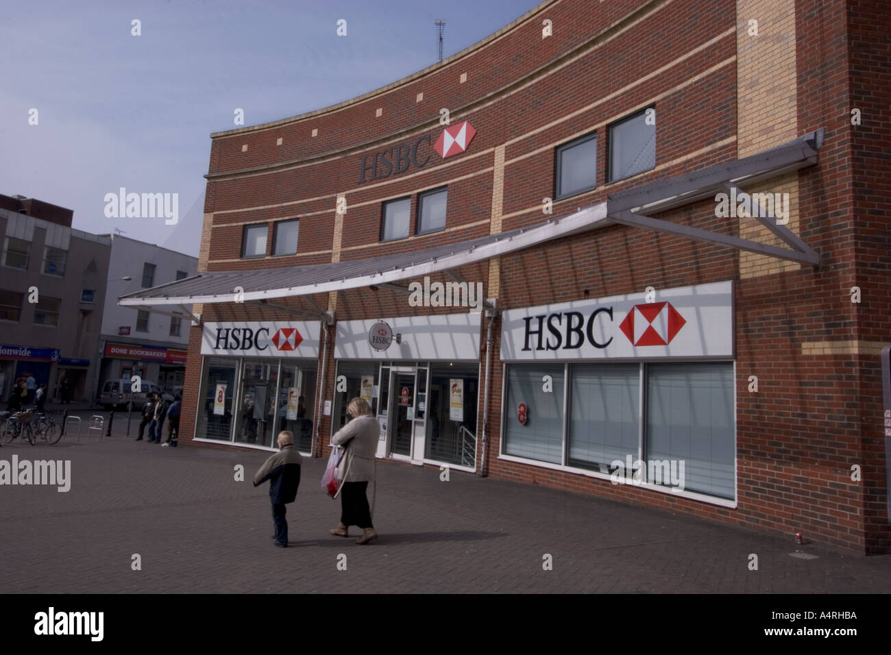 Hong Kong Shanghai Bank HSBC Southend branch of high street branch ...