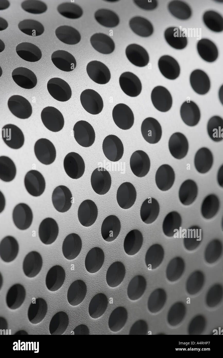 Perforated metal surface hi-res stock photography and images - Alamy
