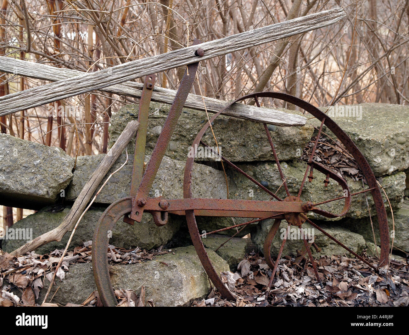 Rusty Plow Wheel High Resolution Stock Photography and Images - Alamy