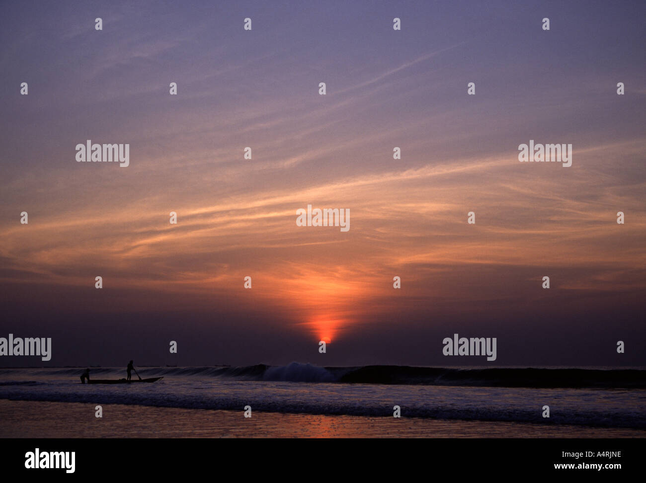 Sunrise at the beach in Puri Orissa State, India Stock Photo - Alamy