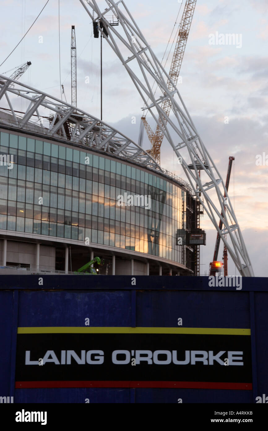 Construction at the New Wembley Stadium Stock Photo - Alamy