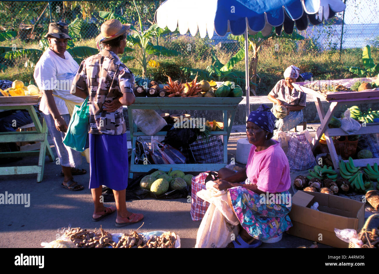 Soufriere st lucia market hi-res stock photography and images - Alamy