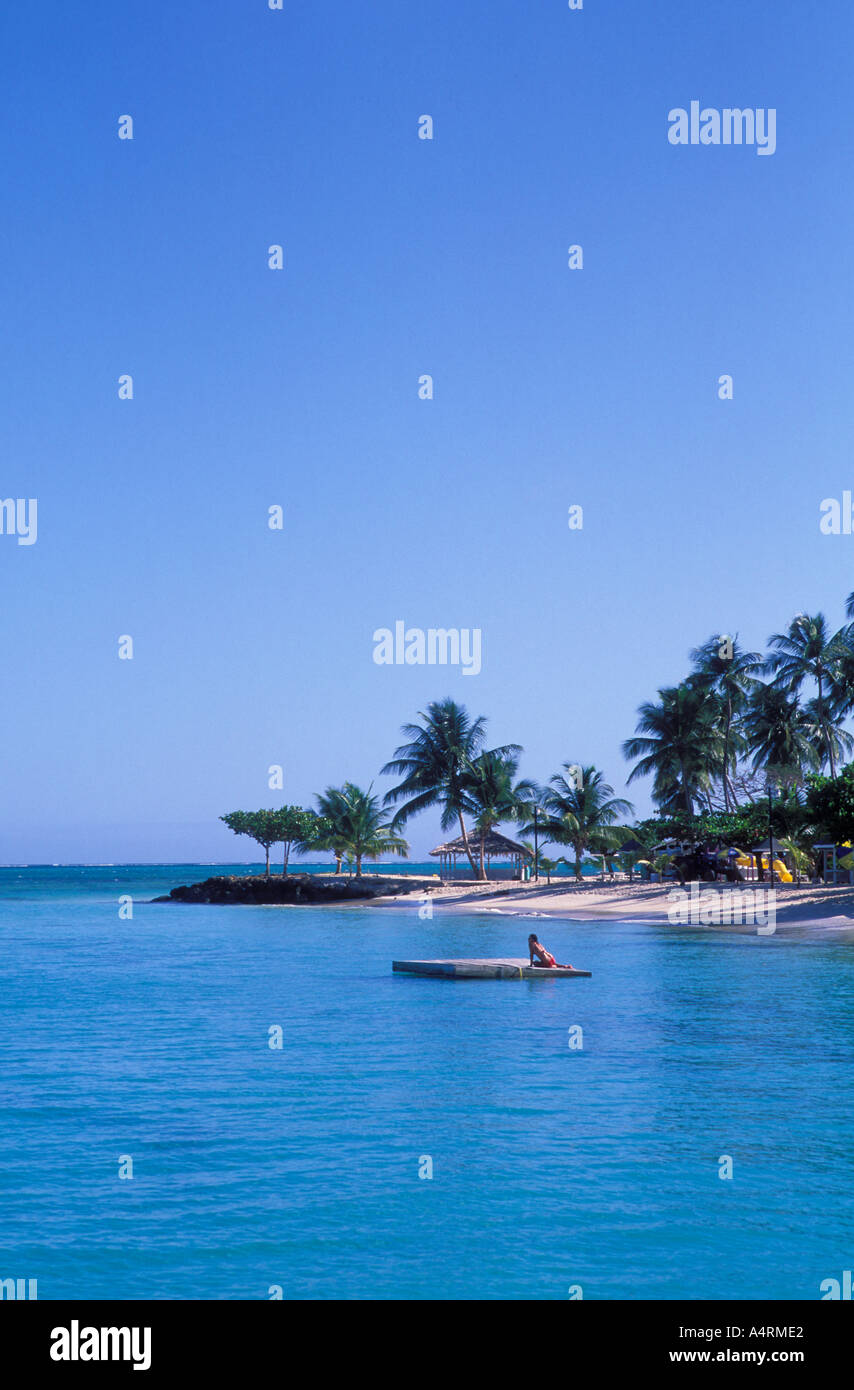 Pigeon Point beach Tobago Stock Photo - Alamy