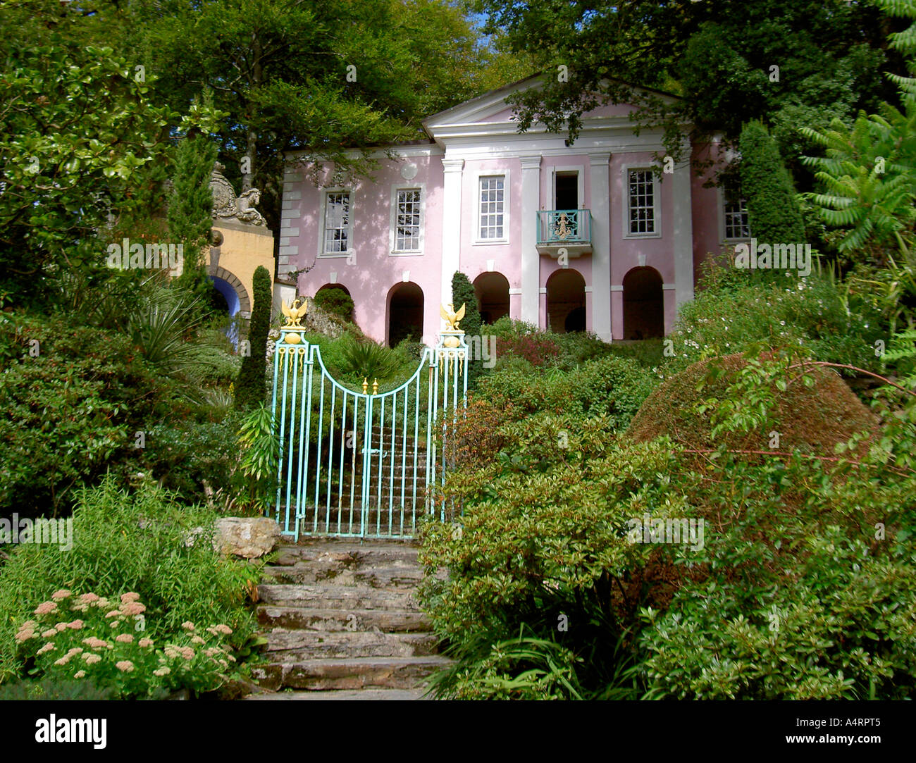The Unicorn building in Portmeirion, Porthmadog, Gwynedd, Wales, UK ...