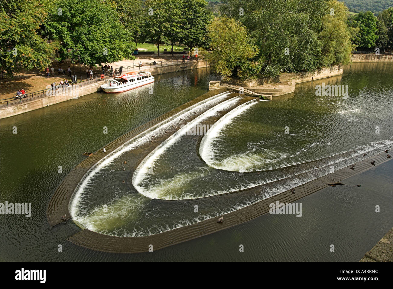 Pulteney Weir, River Avon Bath Somerset Stock Photo - Alamy
