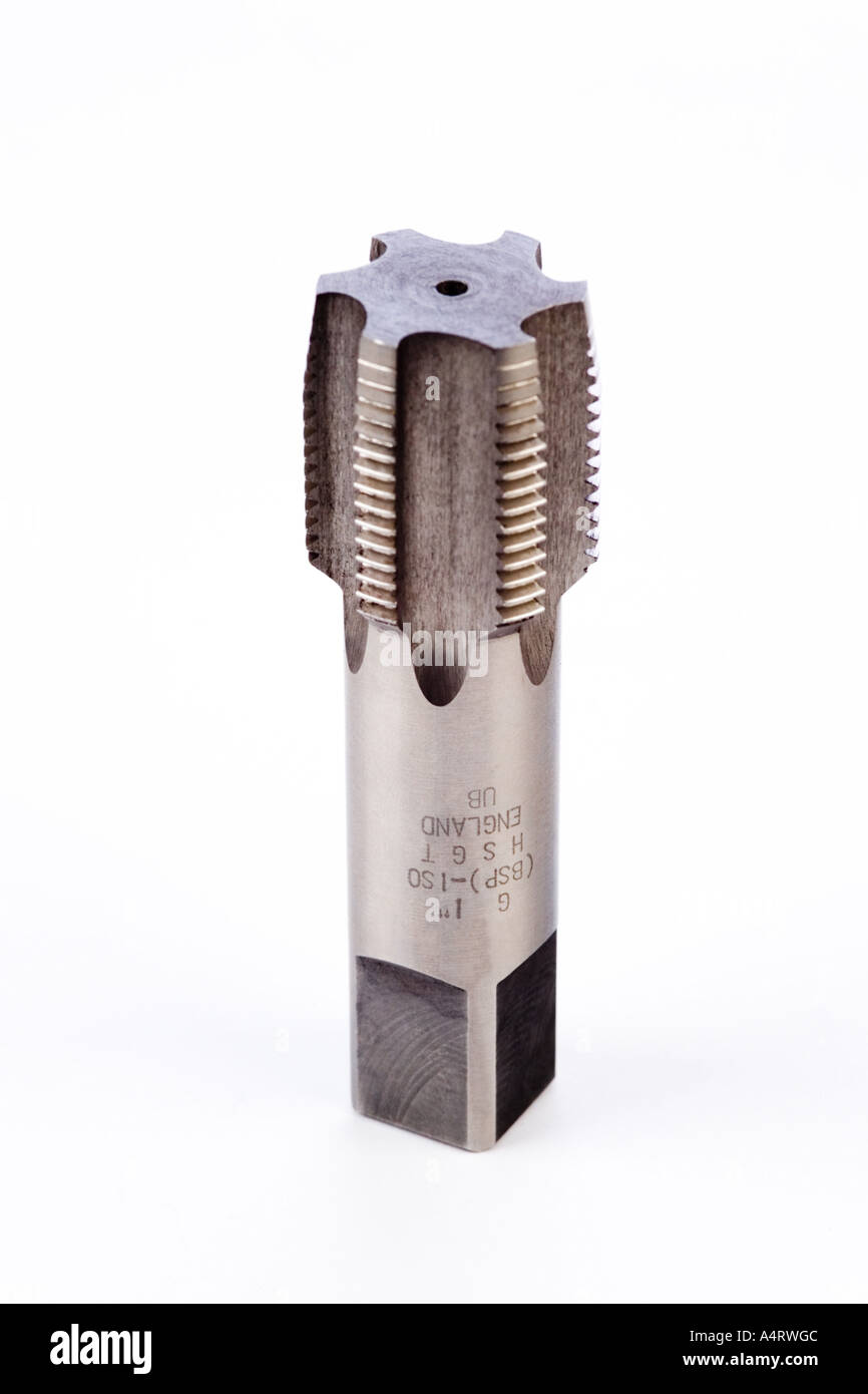 a tap to form an internal screw thread into a metal or plastic part ...