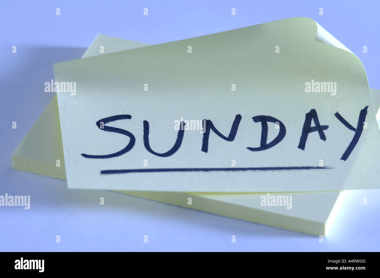 Sunday calendar hi-res stock photography and images - Alamy