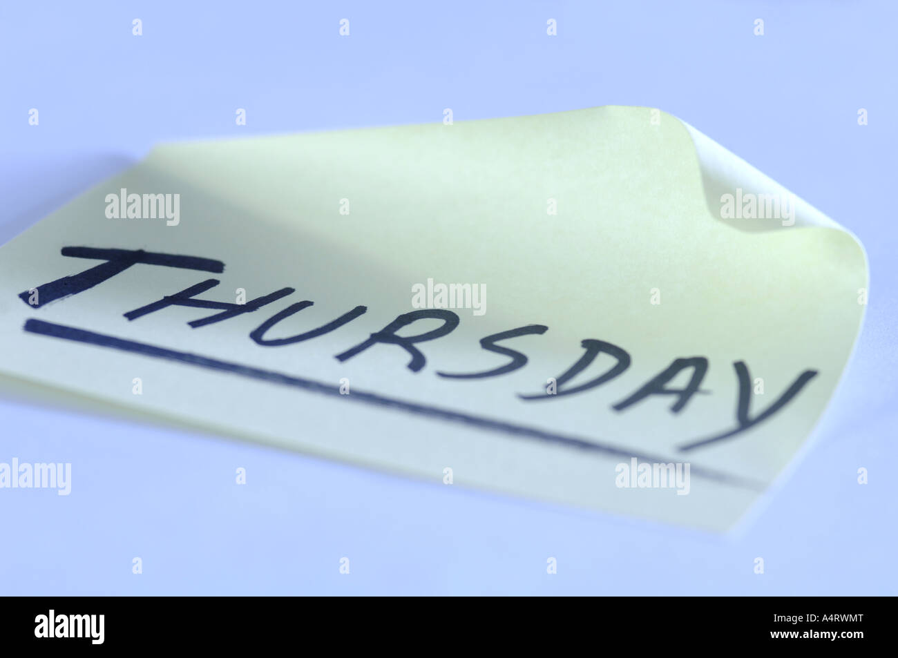 Thursday calendar hi-res stock photography and images - Alamy