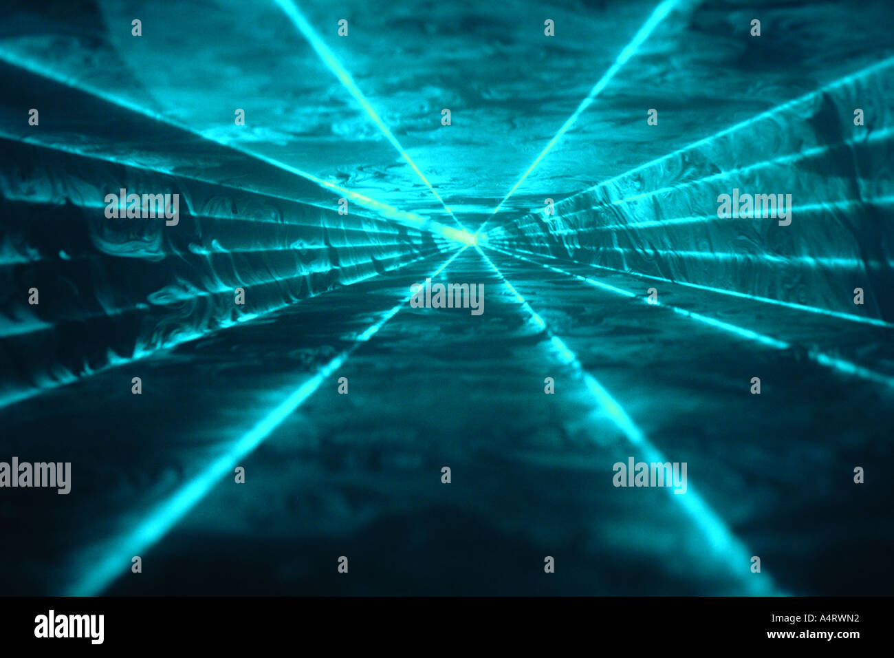 argon ion laser beams through smoke Stock Photo - Alamy