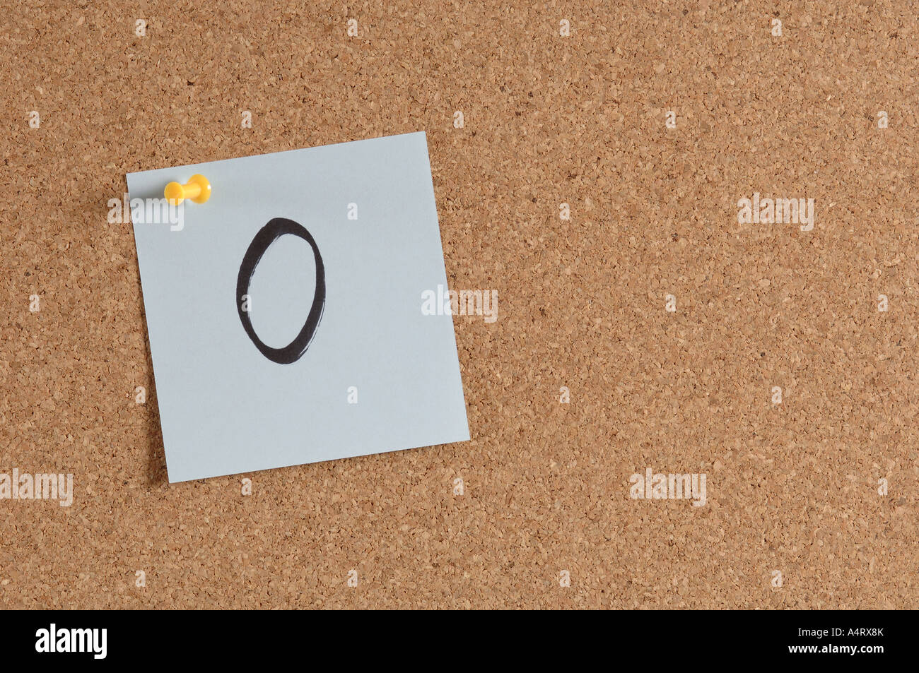 number 0 on message board Stock Photo - Alamy