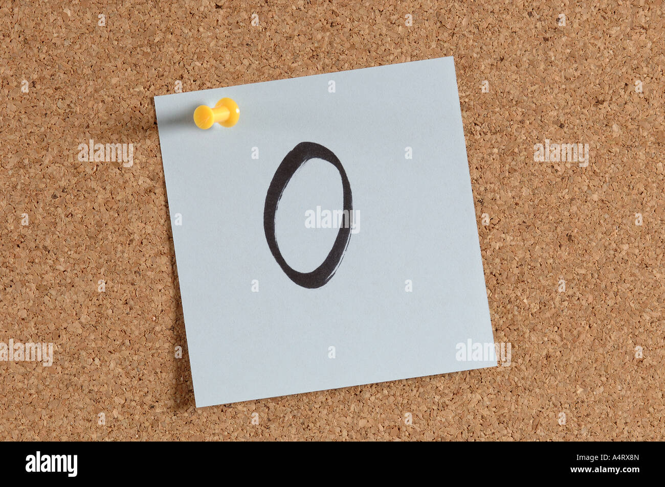number 0 on message board Stock Photo - Alamy
