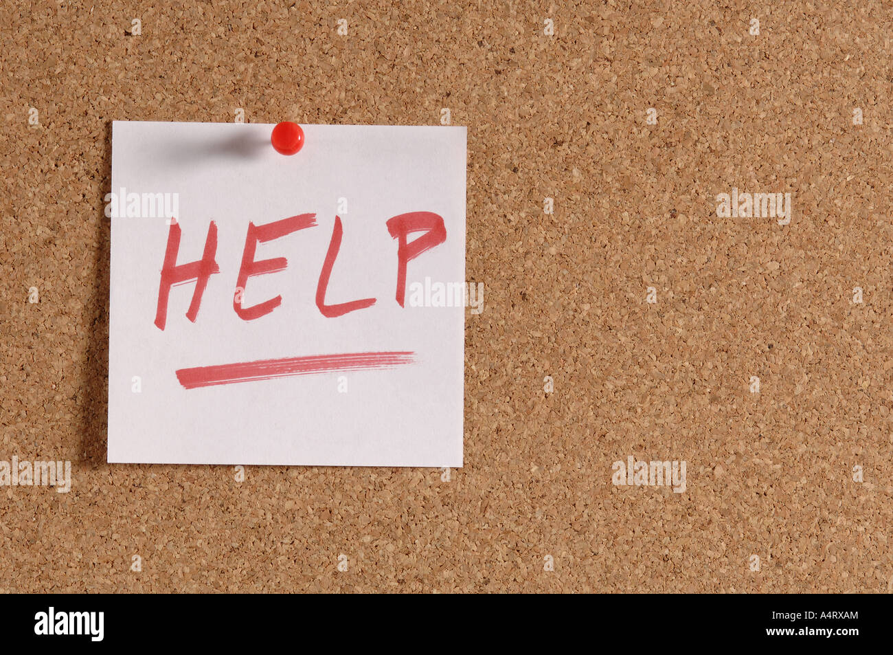 Help work on a message board Stock Photo - Alamy