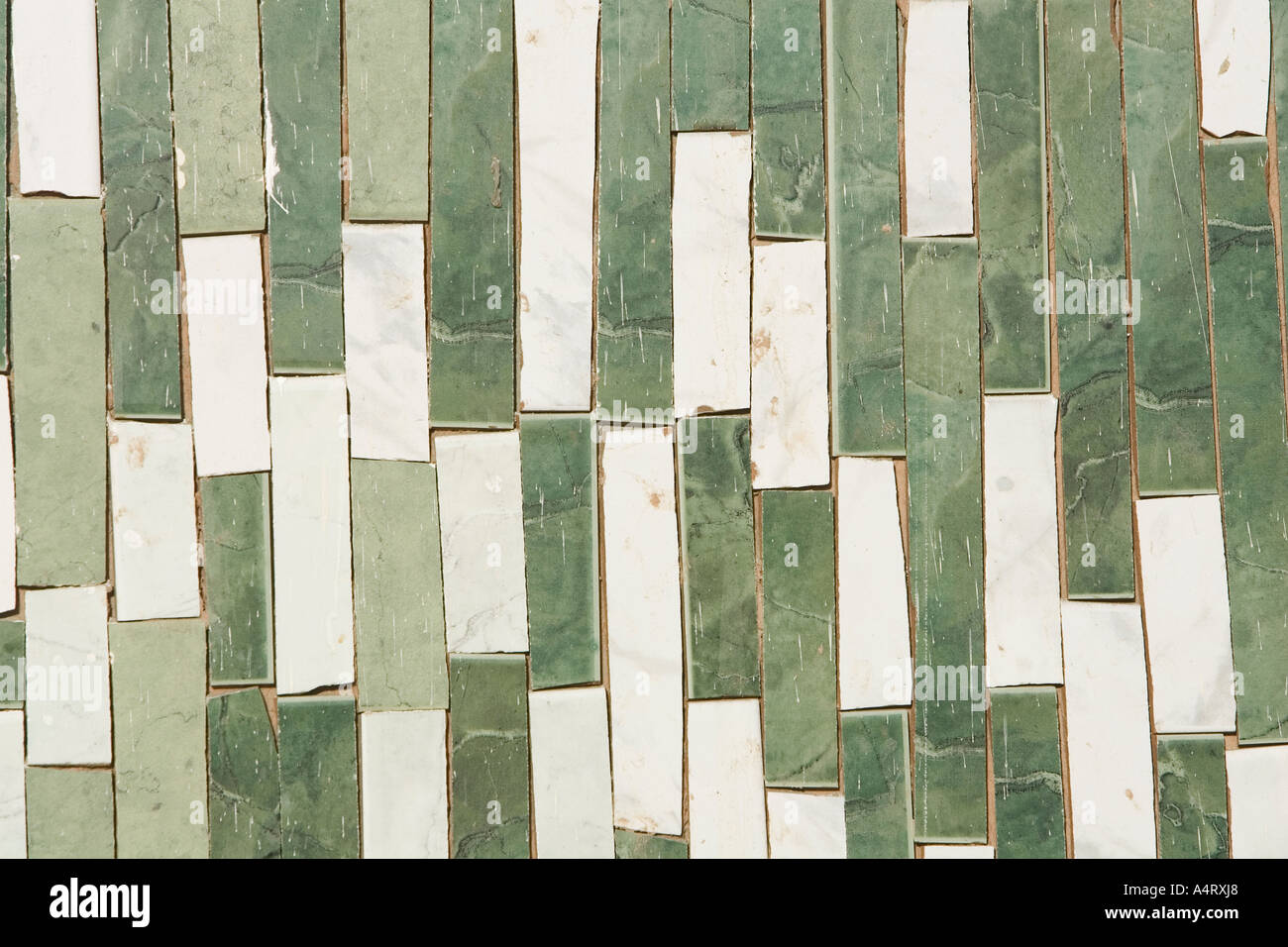 Close up of a mosaic tile design on a wall Stock Photo - Alamy