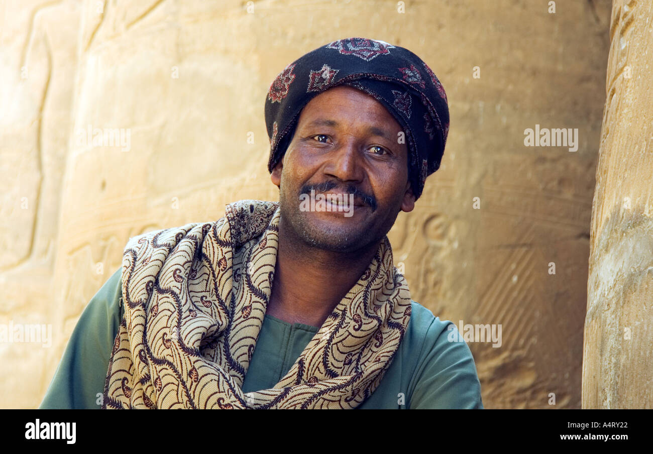 Egyptian man in Luxor Stock Photo - Alamy