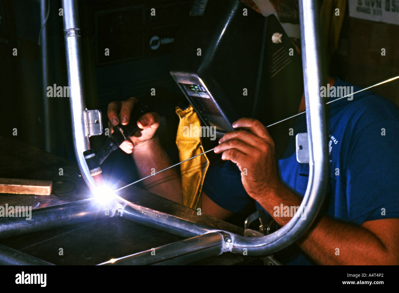 Welding joint of aluminum hi-res stock photography and images - Alamy