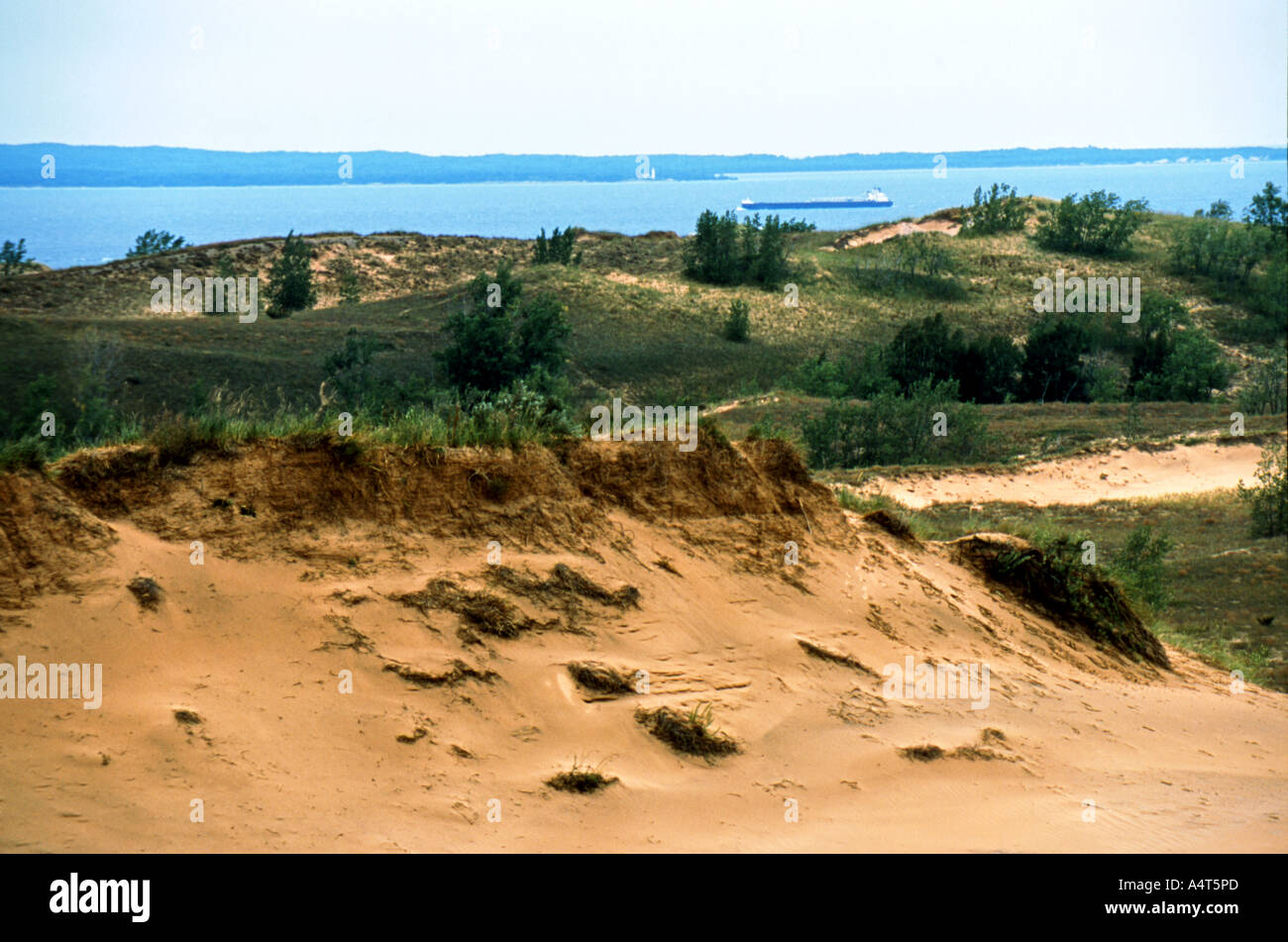 Sand Dune / Sleeping Bear Dunes National Seashore, Michigan, USA Stock ...