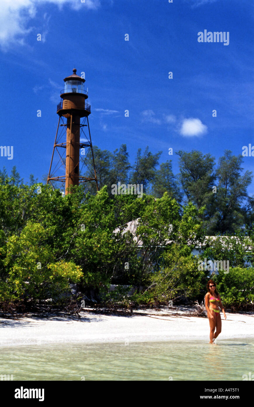 Lighthouse beach sanibel island gulf hi-res stock photography and ...