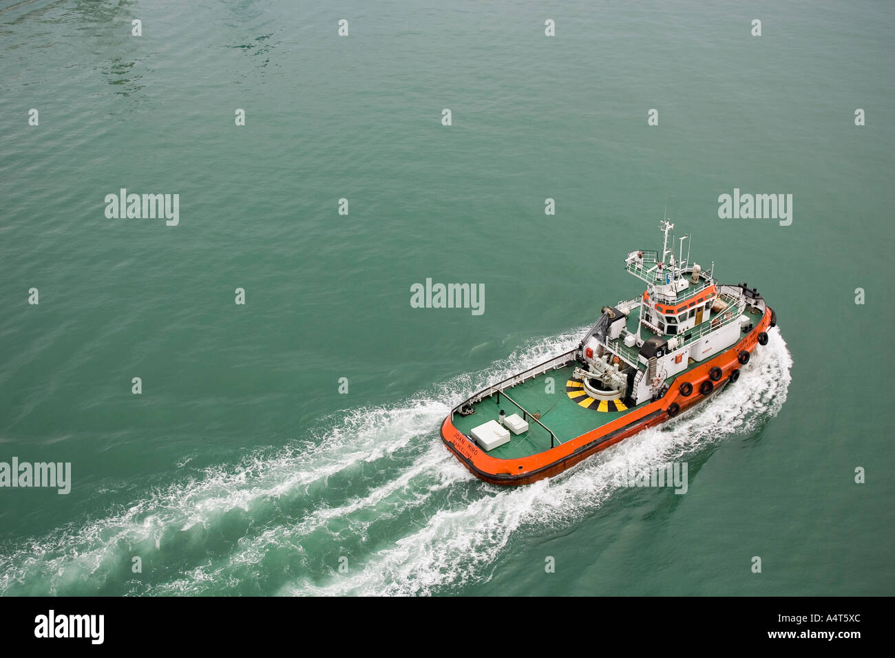 High angle view of a ferry Stock Photo - Alamy