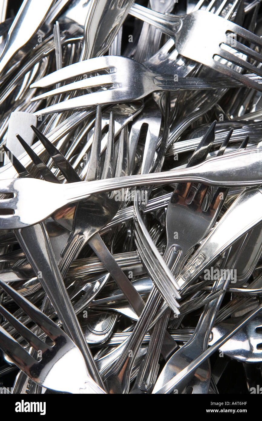 Large group of forks Stock Photo - Alamy
