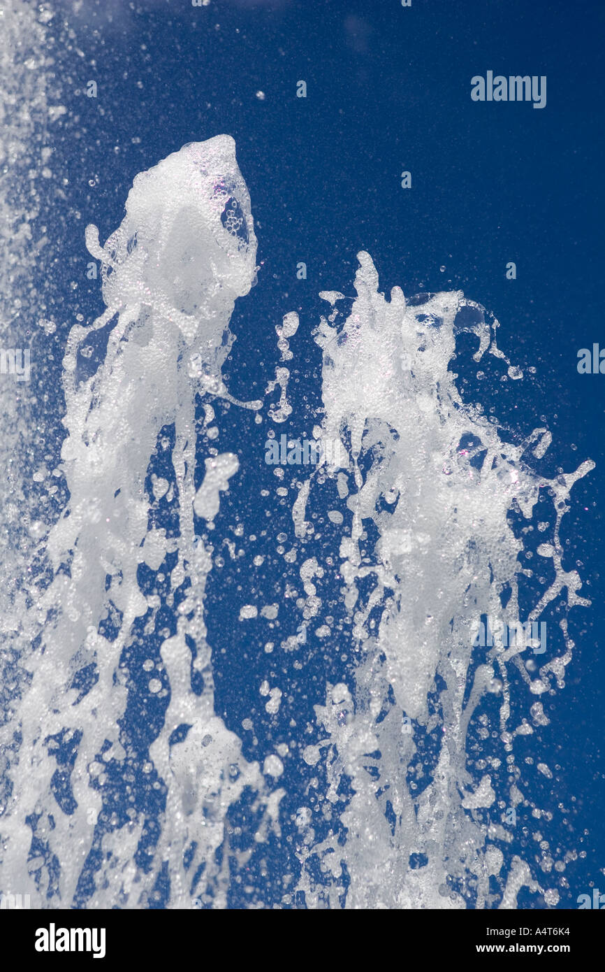 Close up of gushing water Stock Photo - Alamy