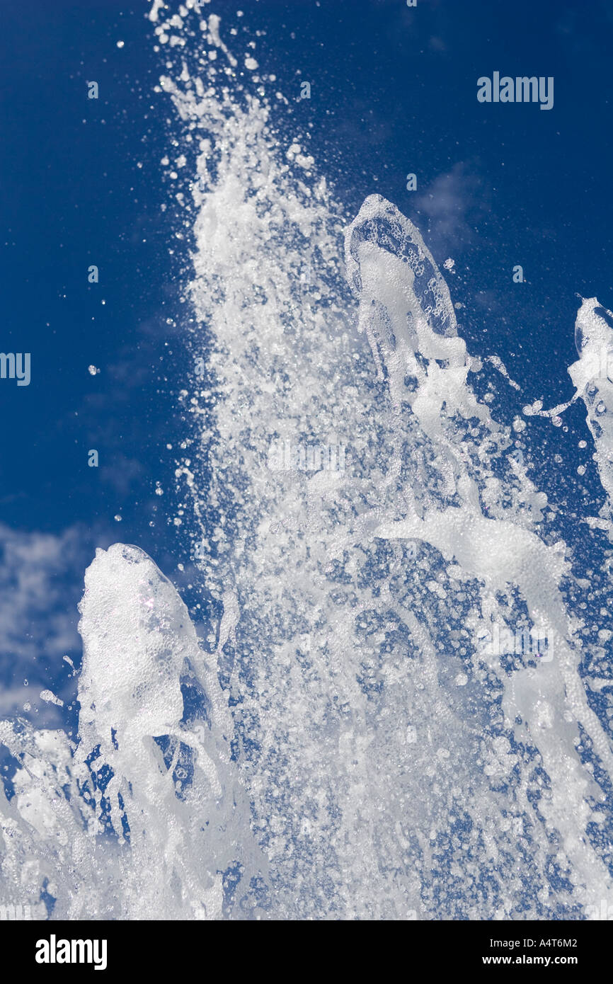 Close up of gushing water Stock Photo - Alamy