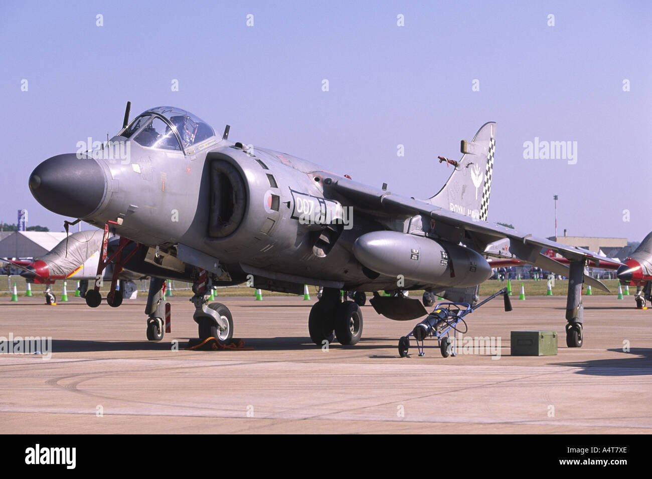 BAe Sea Harrier FA2 jump jet oprerated by the Fleet Air Arm, seen at ...