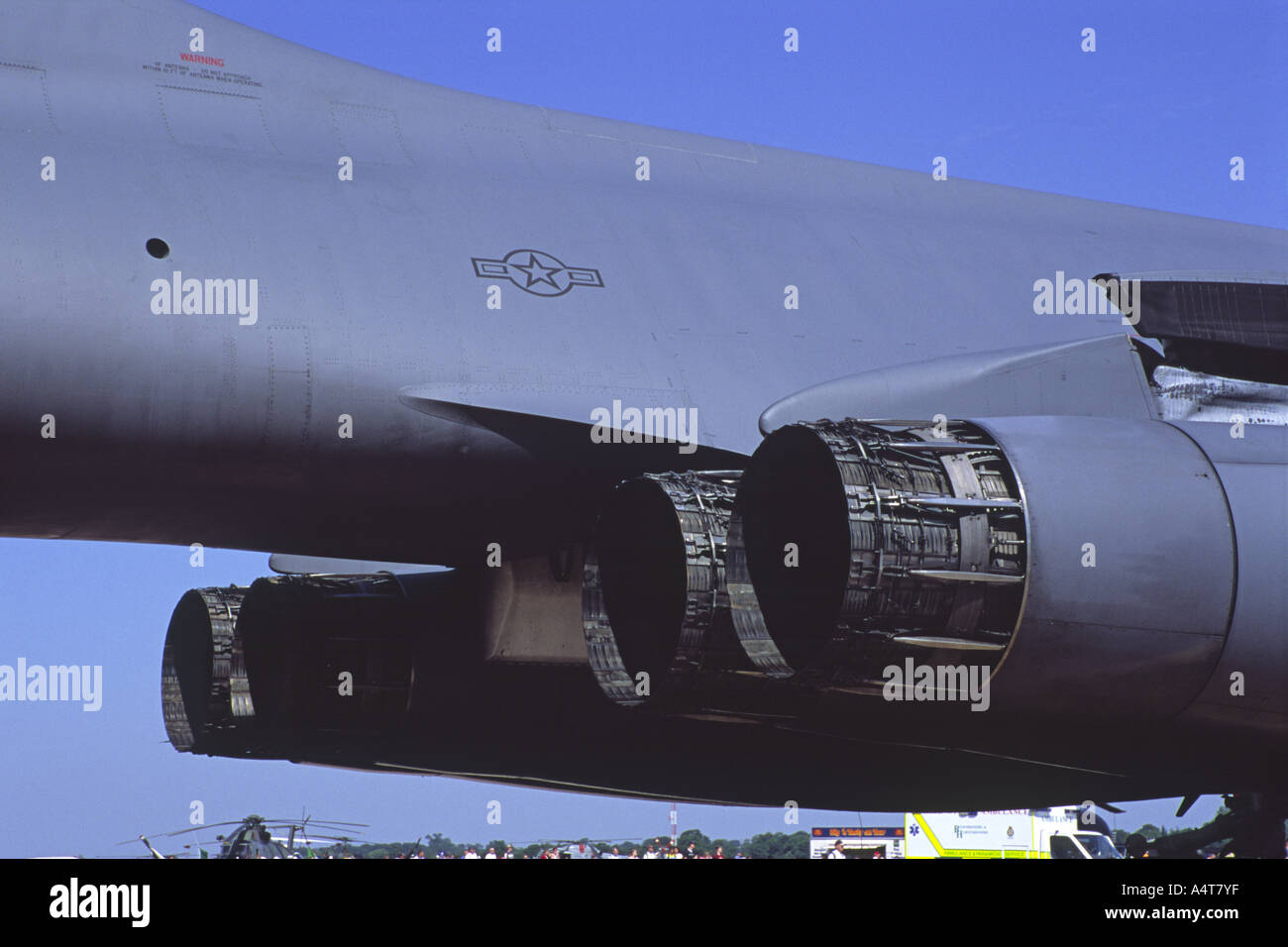 Boeing B-1B Lancer Jet Exhaust Nozzles Stock Photo - Alamy