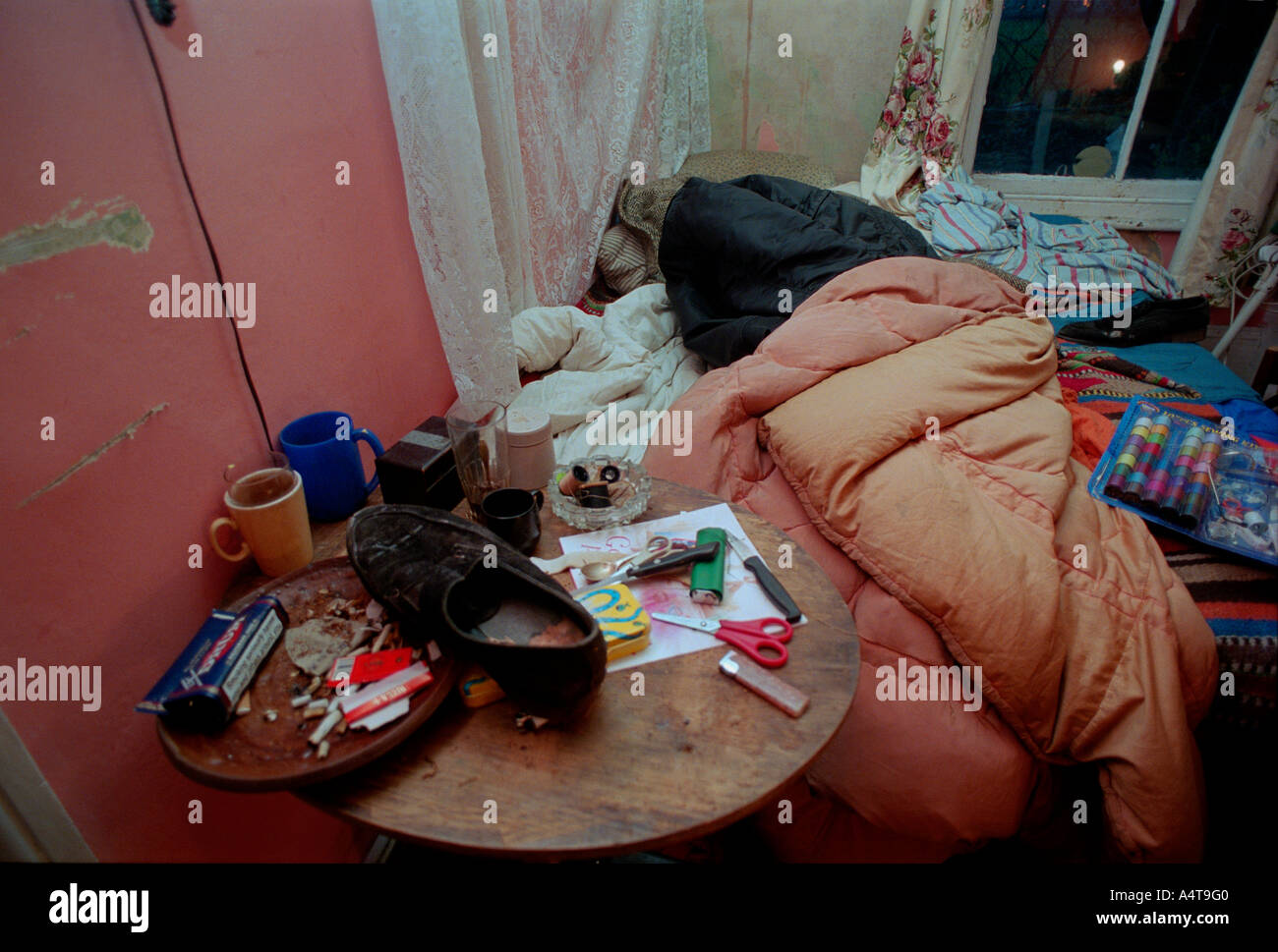 Poor living conditions bedroom hi-res stock photography and images - Alamy