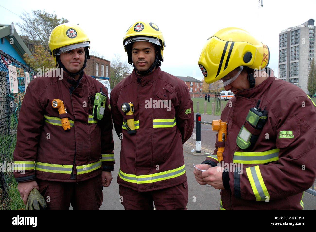 Black fireman uk hi-res stock photography and images - Alamy