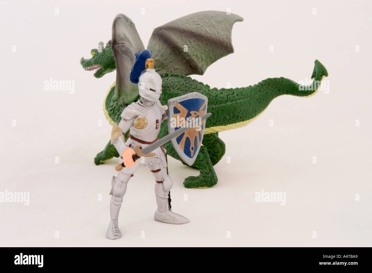 George and the dragon Stock Photo - Alamy