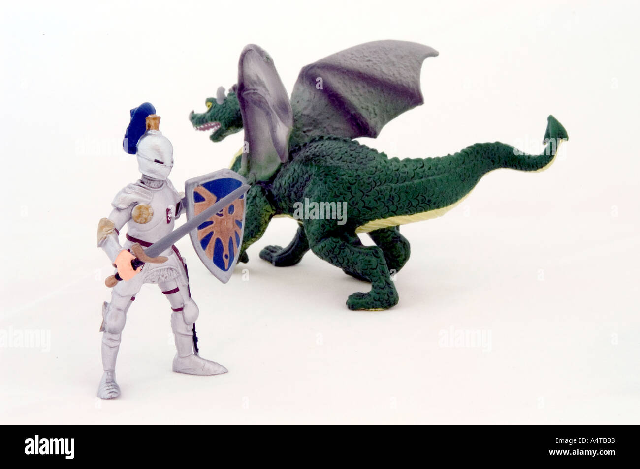 George and the dragon Stock Photo - Alamy