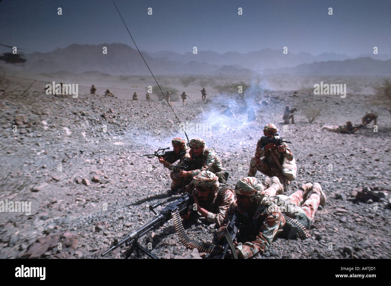 Military helicopter soldiers in desert hi-res stock photography and ...