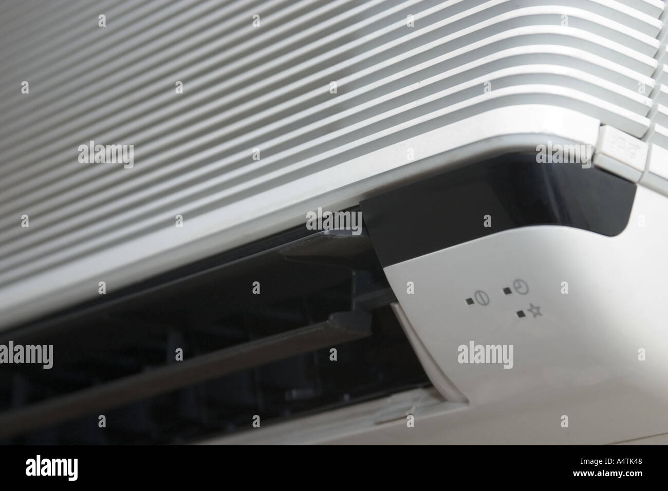 residential air conditioner unit close up Stock Photo - Alamy