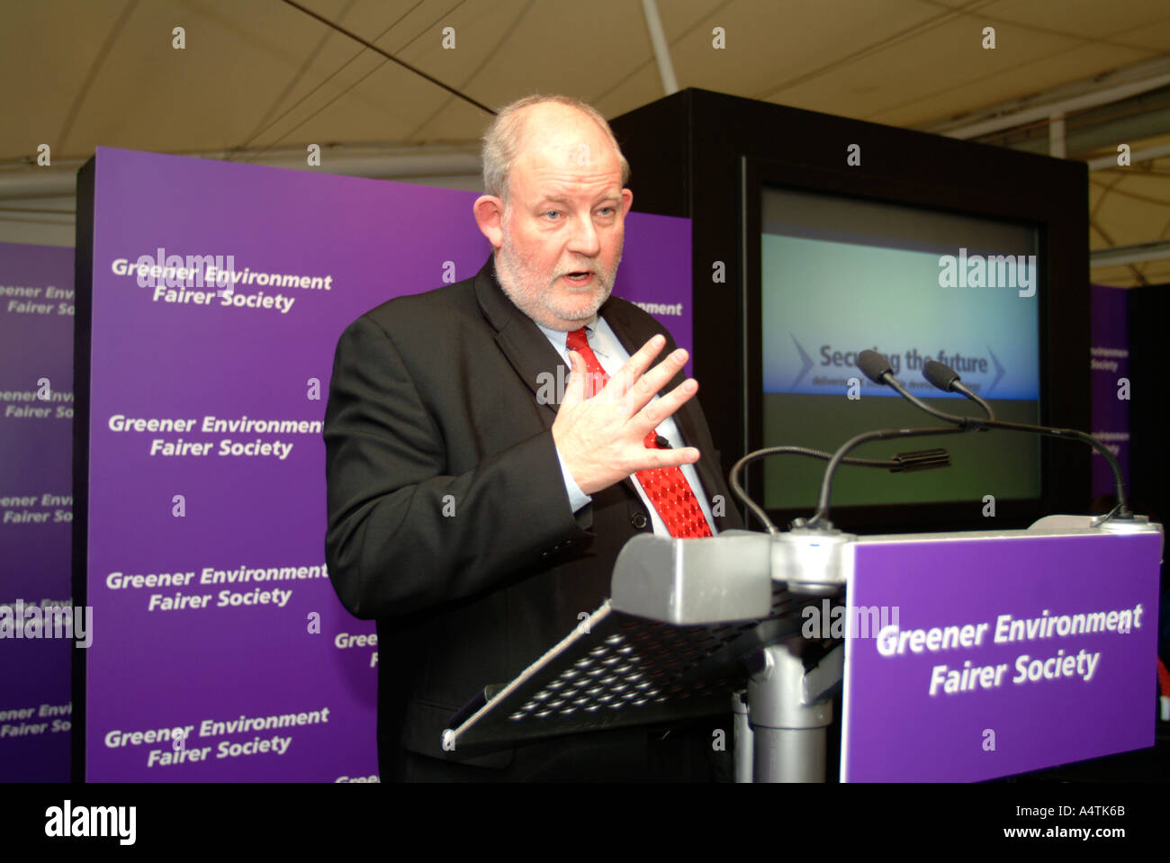 Charles Clarke Labour MP and former Home Secretary speaking at a ...