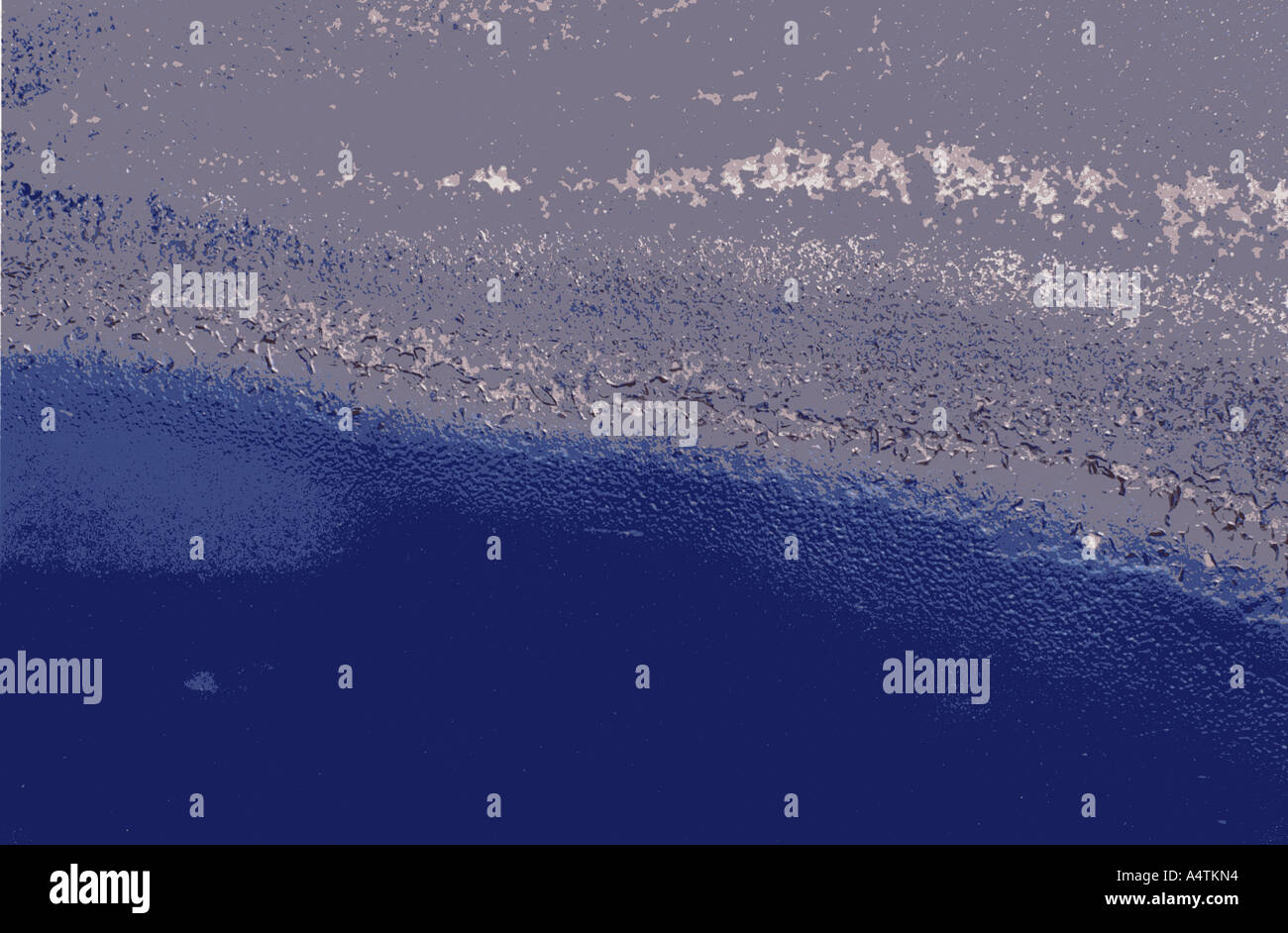 a burnt vehicle panel showing unusual patterns and textures and colours ...