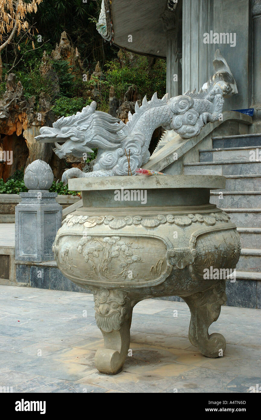 Marble Mountain Pagoda near Danang Central Vietnam South East Asia ...