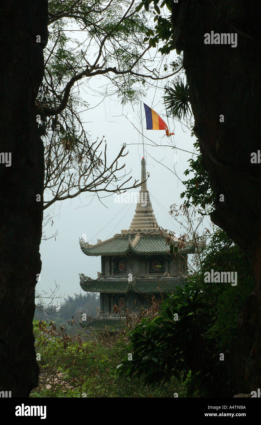 Marble Mountain Pagoda near Danang Central Vietnam South East Asia ...