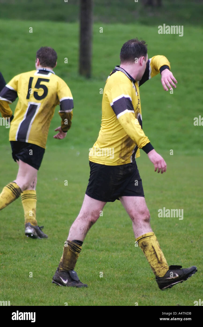 Sweaty football player hi-res stock photography and images - Alamy