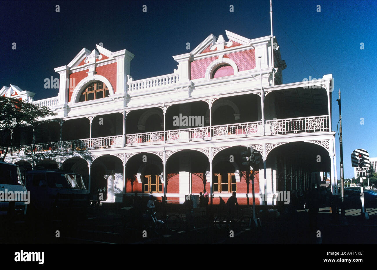 Restored Colonial era building Stock Photo - Alamy