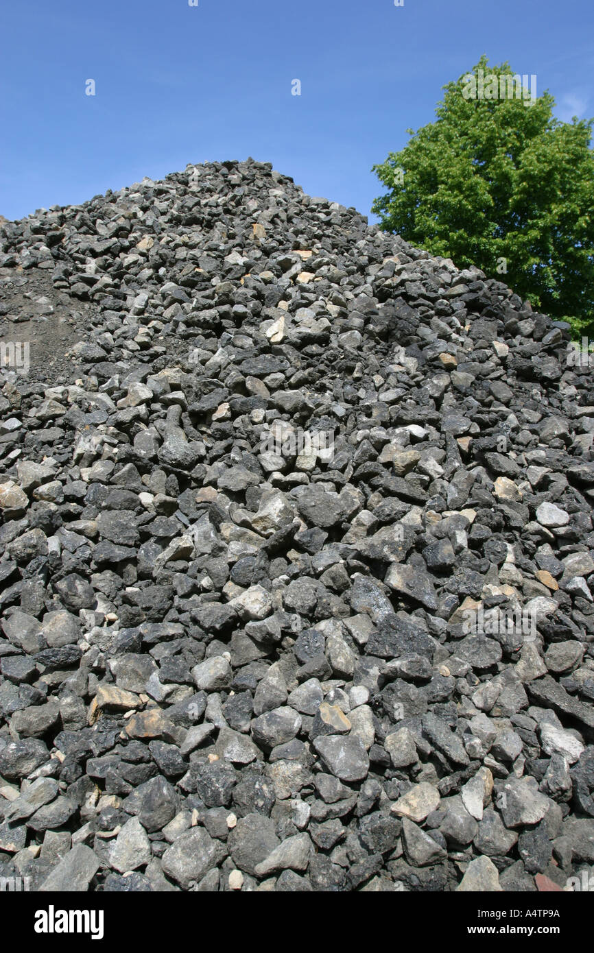 big hill of stones Stock Photo - Alamy
